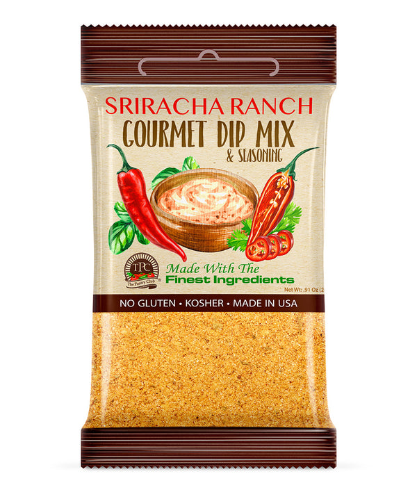 SRIRACHA RANCH - GOURMET DIP MIX (Gluten Free) - The Pantry Club